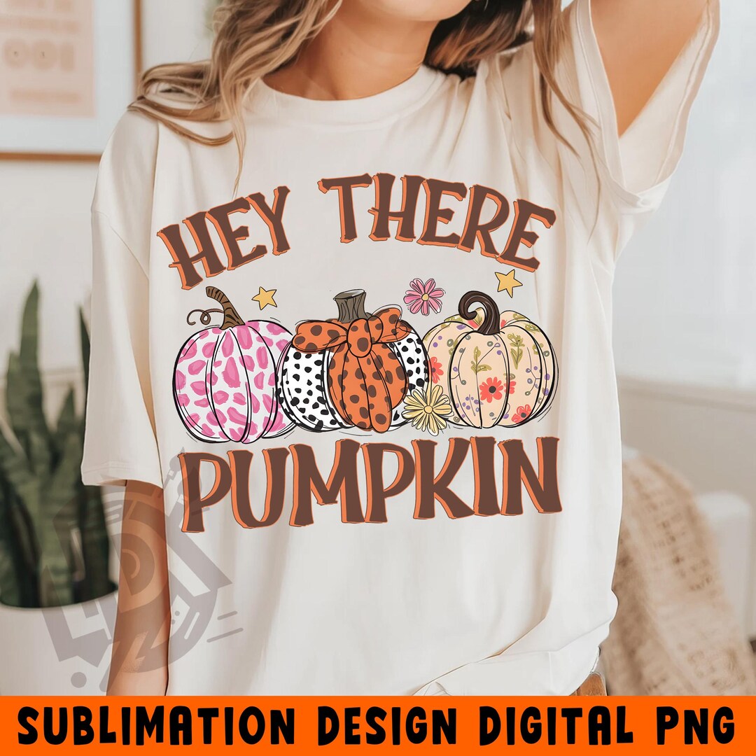 Hey There Pumpkin Png, Fall Pumpkins Png, Retro Fall Png, Autumn Vibes ...