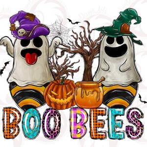 Boo Bees Png, Bee Png, Happy Halloween Png, Boo Png, Spooky Png, Bee ...