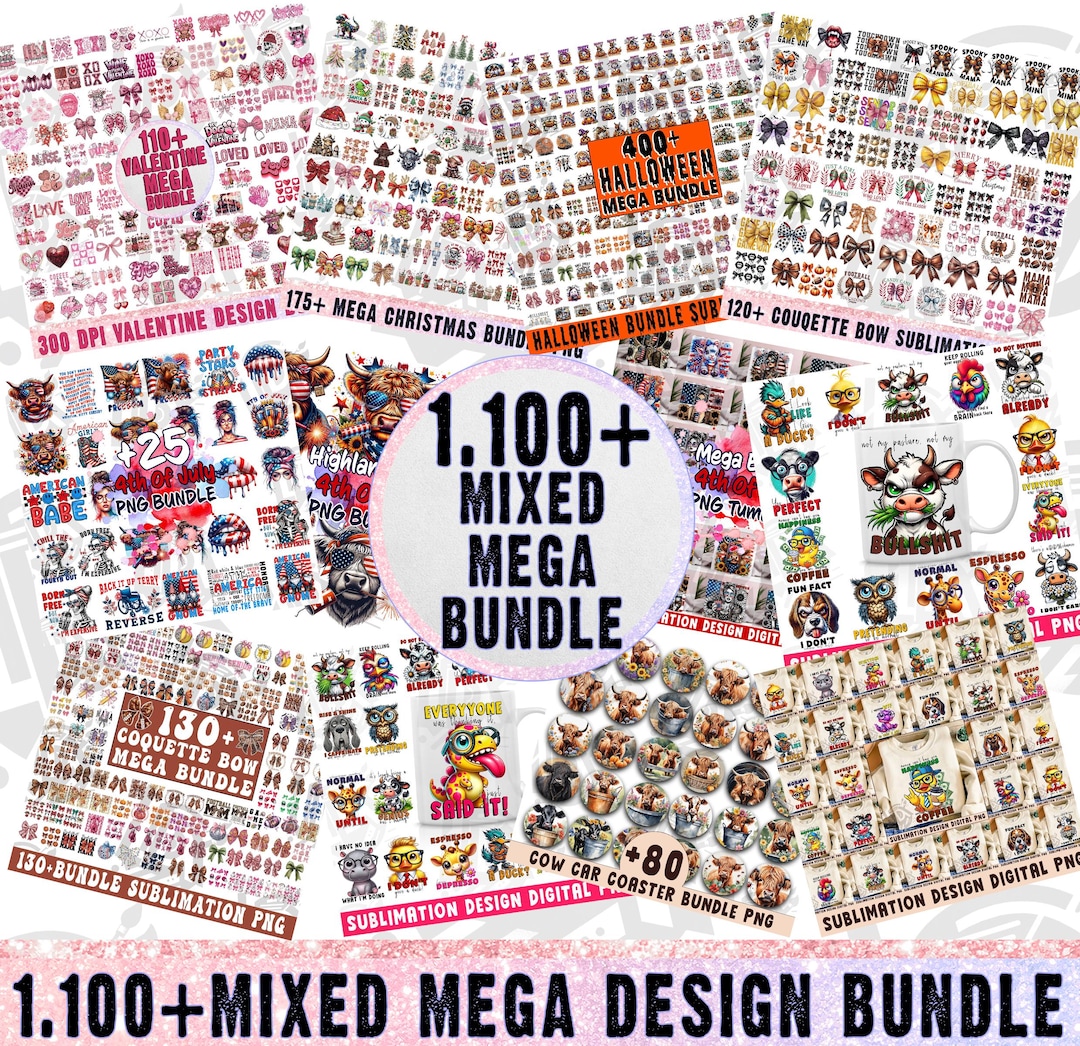 1.100+ Mega Bundle Png, Mixed Bundle Png, Valentine Bundle Png ...