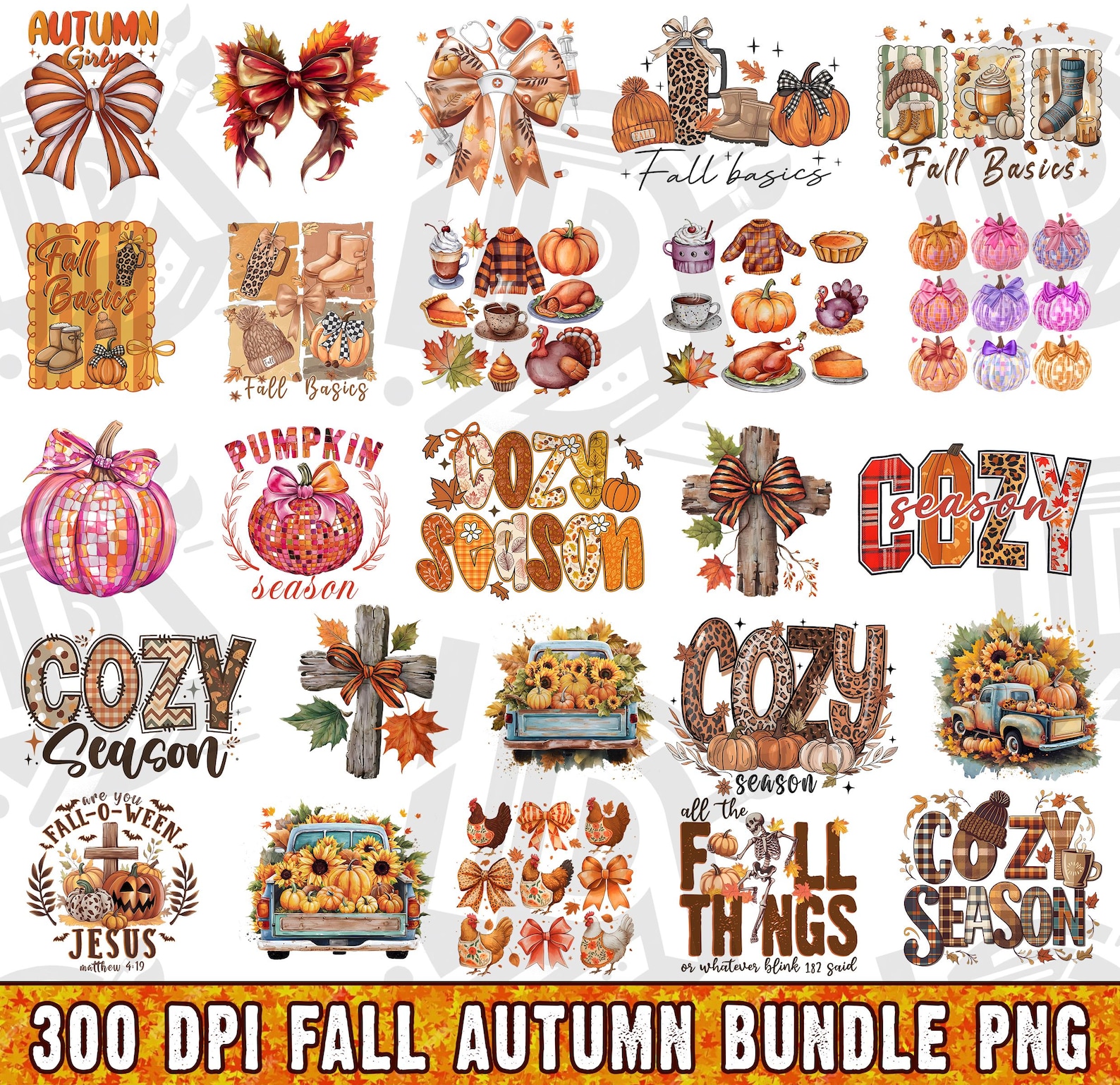 130+ Fall Bundle Png, Fall Bundle Png, Autumn Bundle Png, Thanksgiving ...
