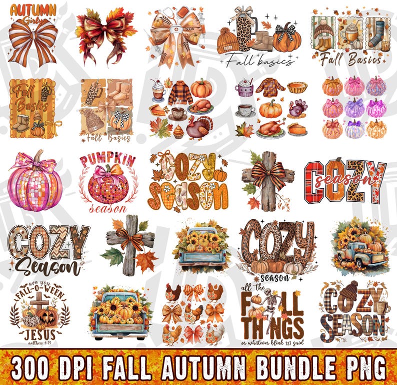 130+ Fall Bundle Png, Fall Bundle Png, Autumn Bundle Png, Thanksgiving ...