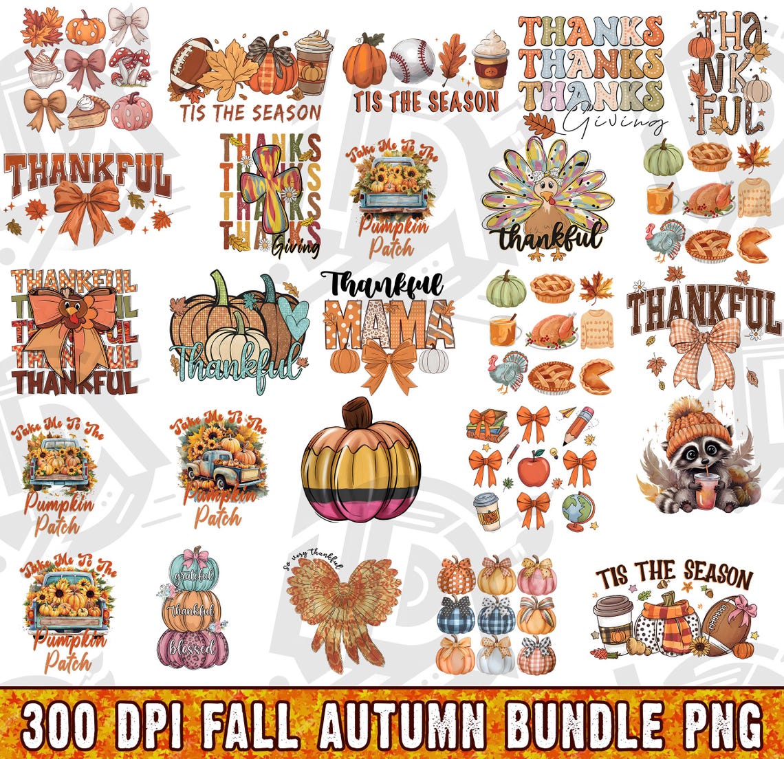 130+ Fall Bundle Png, Fall Bundle Png, Autumn Bundle Png, Thanksgiving ...