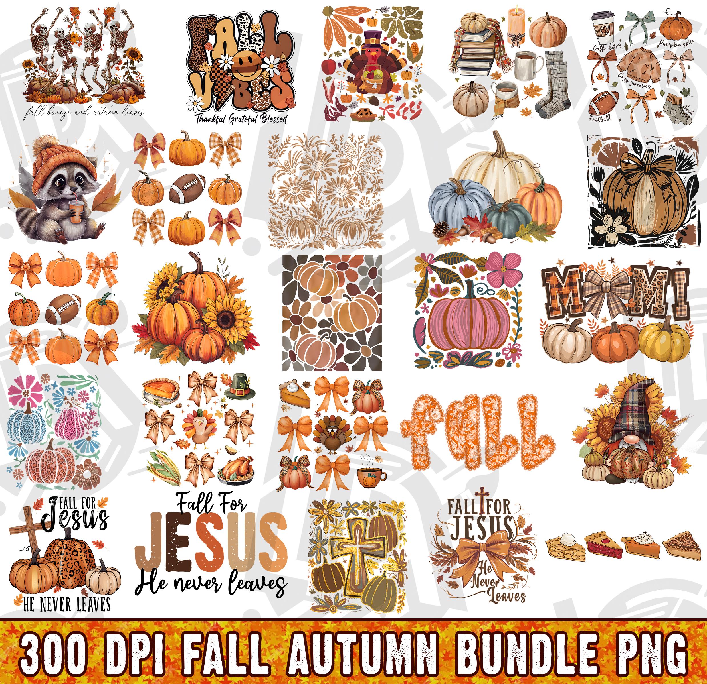 130+ Fall Bundle Png, Fall Bundle Png, Autumn Bundle Png, Thanksgiving ...