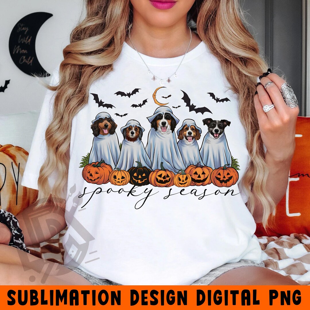 Retro-Geist-Hund PNG, Gruselige Saison PNG, Halloween-Geist-Hund Png ...