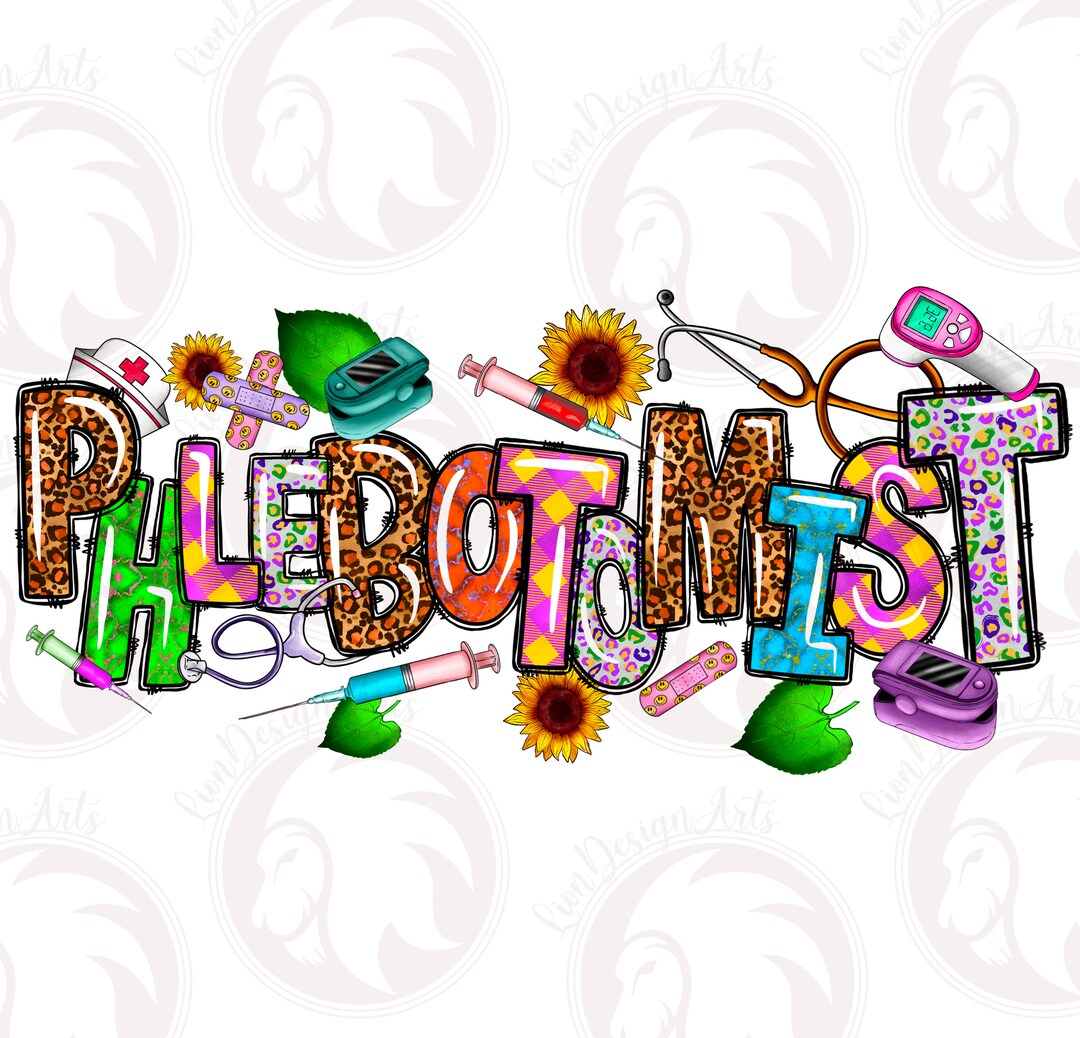 Phlebotomist Png, Sublimation Design Download, Nurse Png, Nursing Png ...