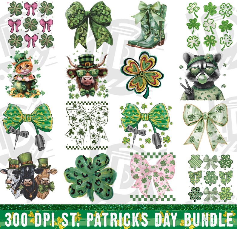 120+ St. Patrick's Day Bundle Png, St Patricks Day Png, Commercial Use ...