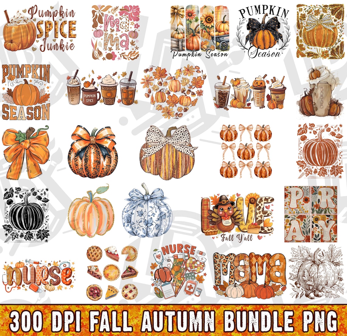 130+ Fall Bundle Png, Fall Bundle Png, Autumn Bundle Png, Thanksgiving ...