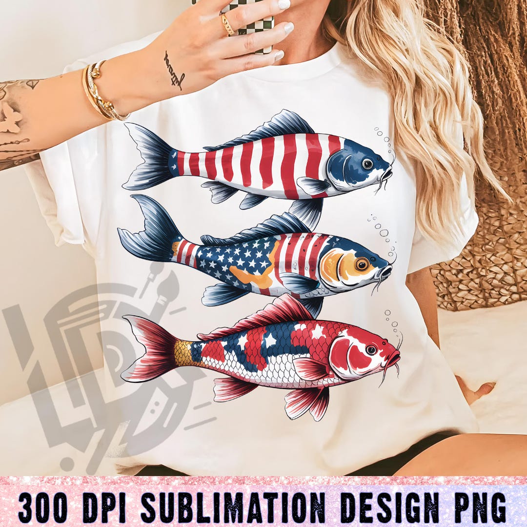 America Fish Flag Png, Fish America Png, Fish Hunter Png, Retro America ...