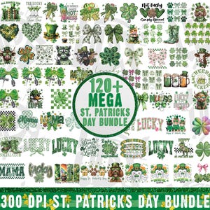 120+ St. Patrick's Day Bundle Png, St Patricks Day Png, Commercial Use ...