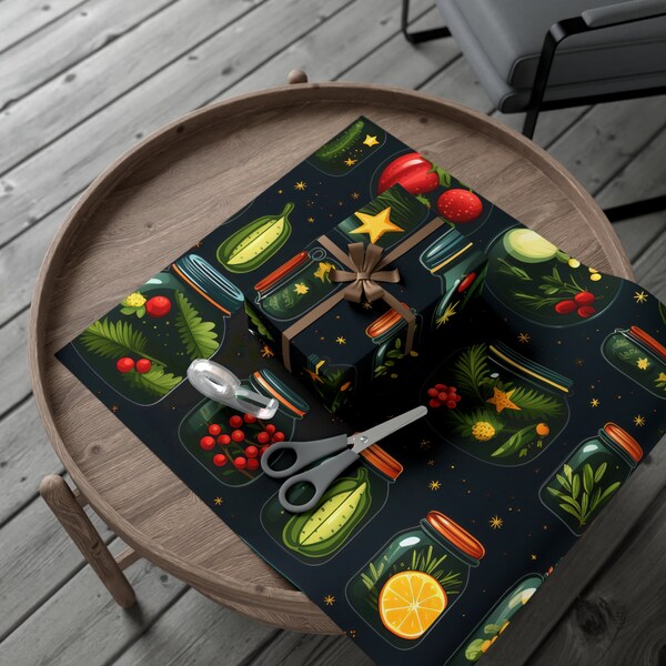 Pickle Wrapping Paper - Etsy