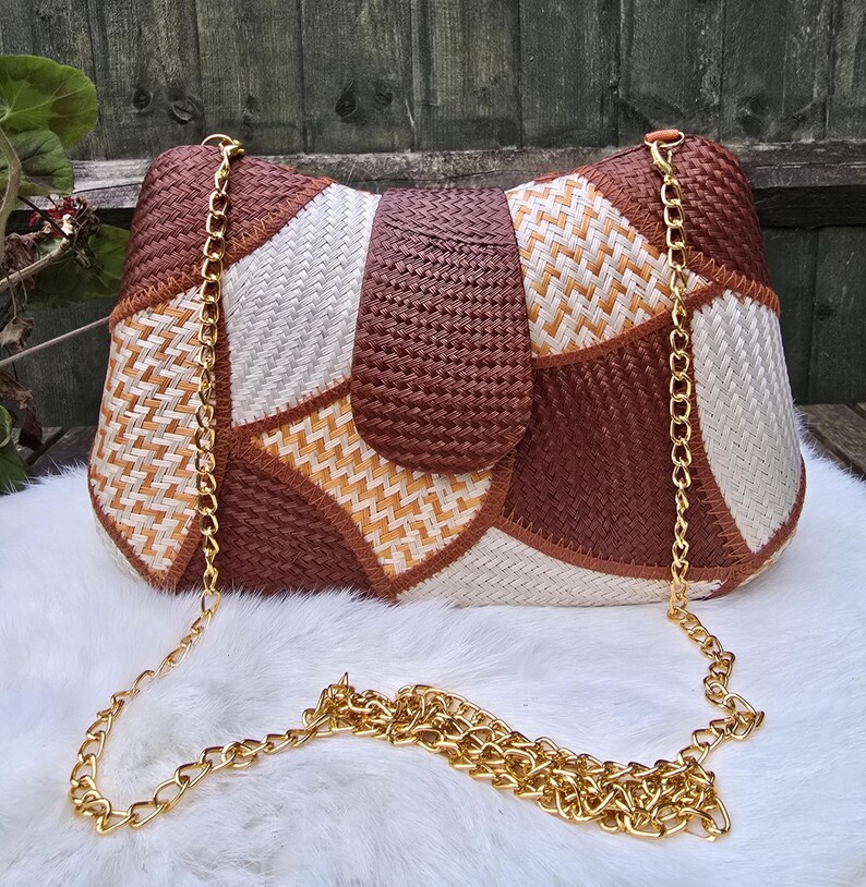 Handwoven Buri Palm Clutch Bag: Filipino Artisan Design - Etsy