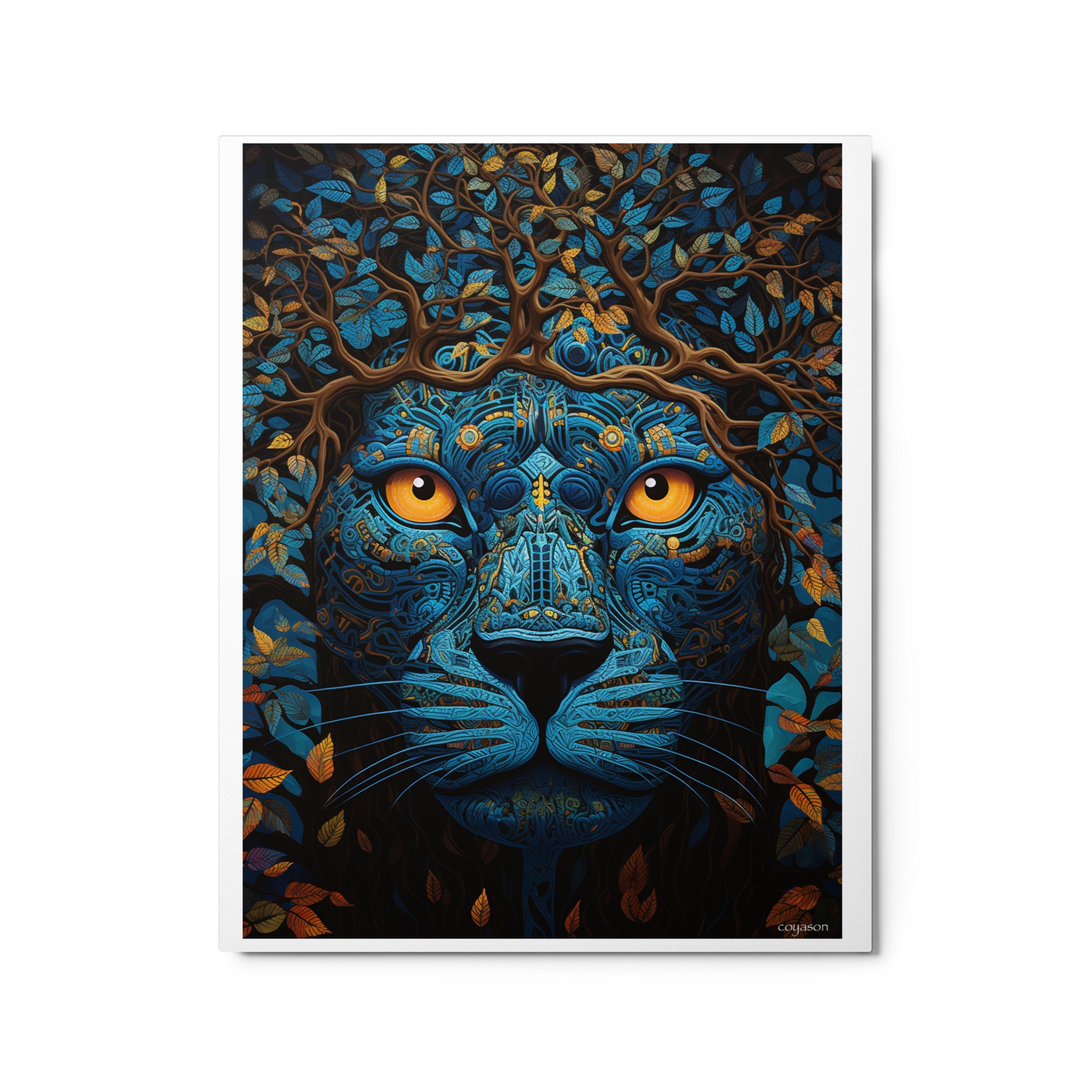Noya Rao Jaguar Metal Art Print - Etsy