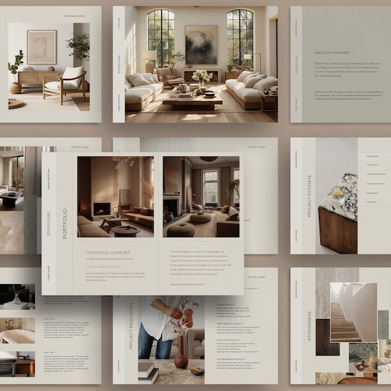 Interior Design Portfolio Layout Ideas