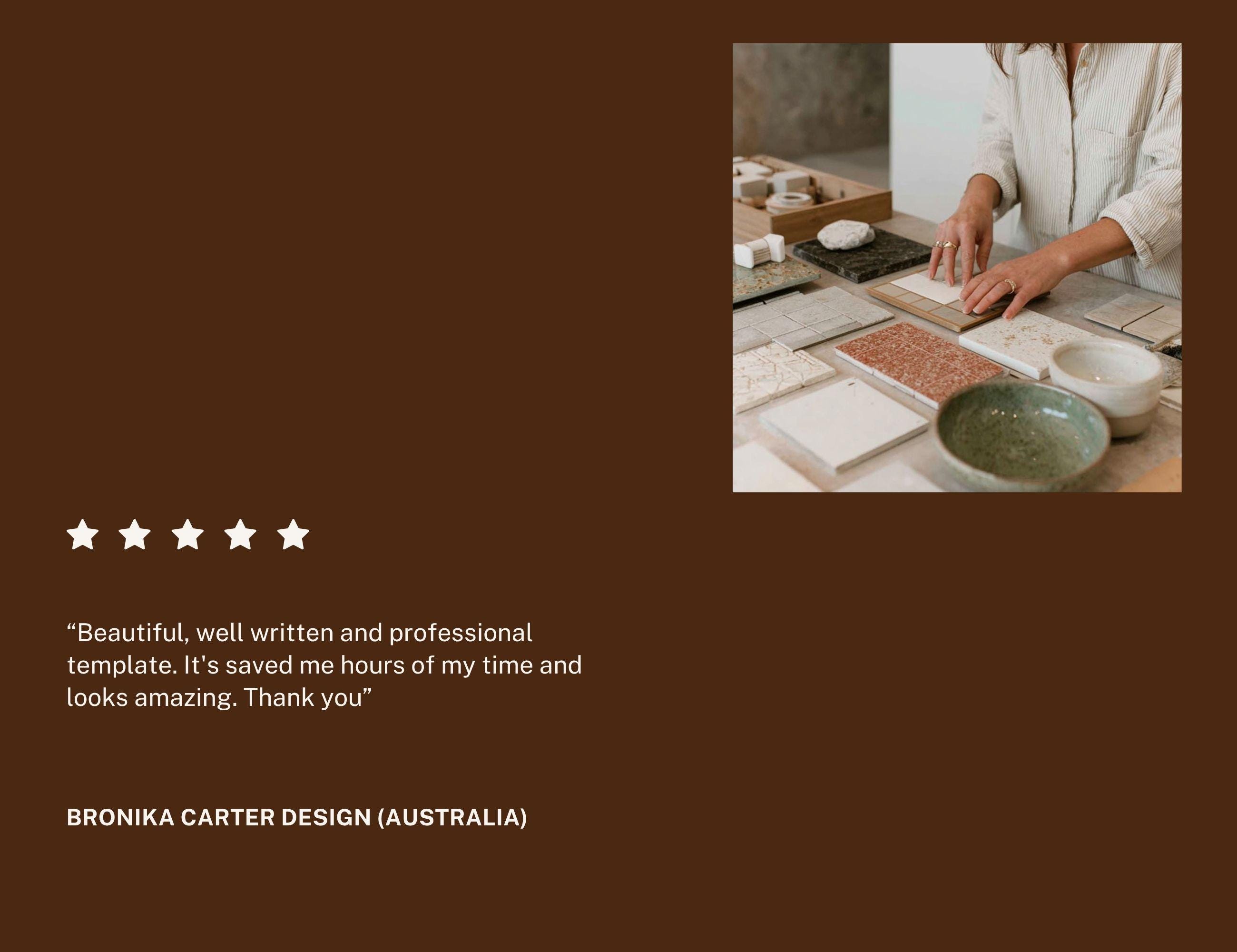 Interior Design Fee Proposal Template, Editable in Canva, Indesign ...