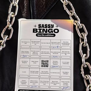 Party Bingo .pdf Cards - NSFW Sassy Berlin Edition - Etsy