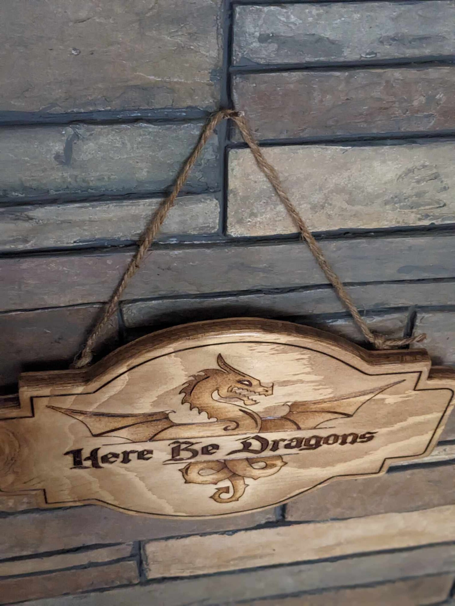Here Be Dragons tavern Sign - Etsy