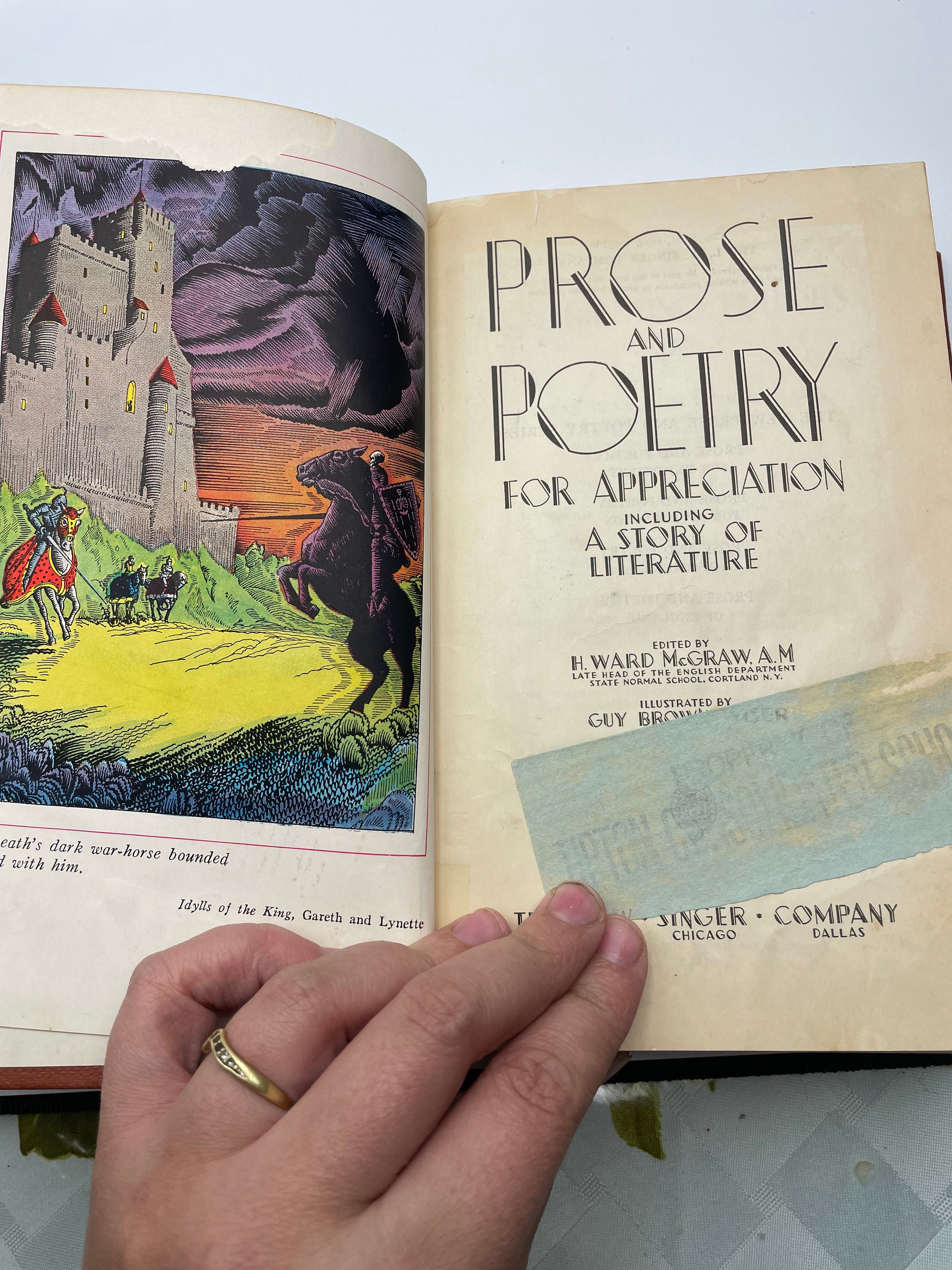 Prose and Poetry for Appreciation Mcgraw Vintage Literature - Etsy