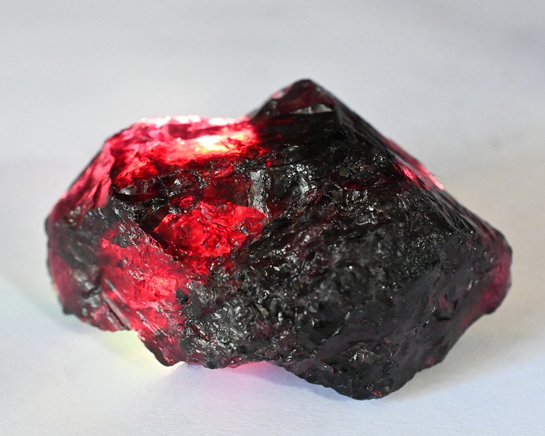 214 Ct Painite Gemstone 100% Natural Red Painite Rocks Rough Gemstone ...