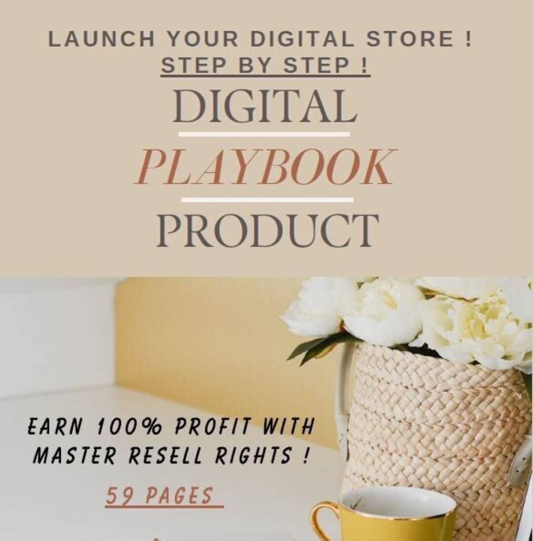 Digital Product Playbook! Step by Step 59pg Guide! - Etsy