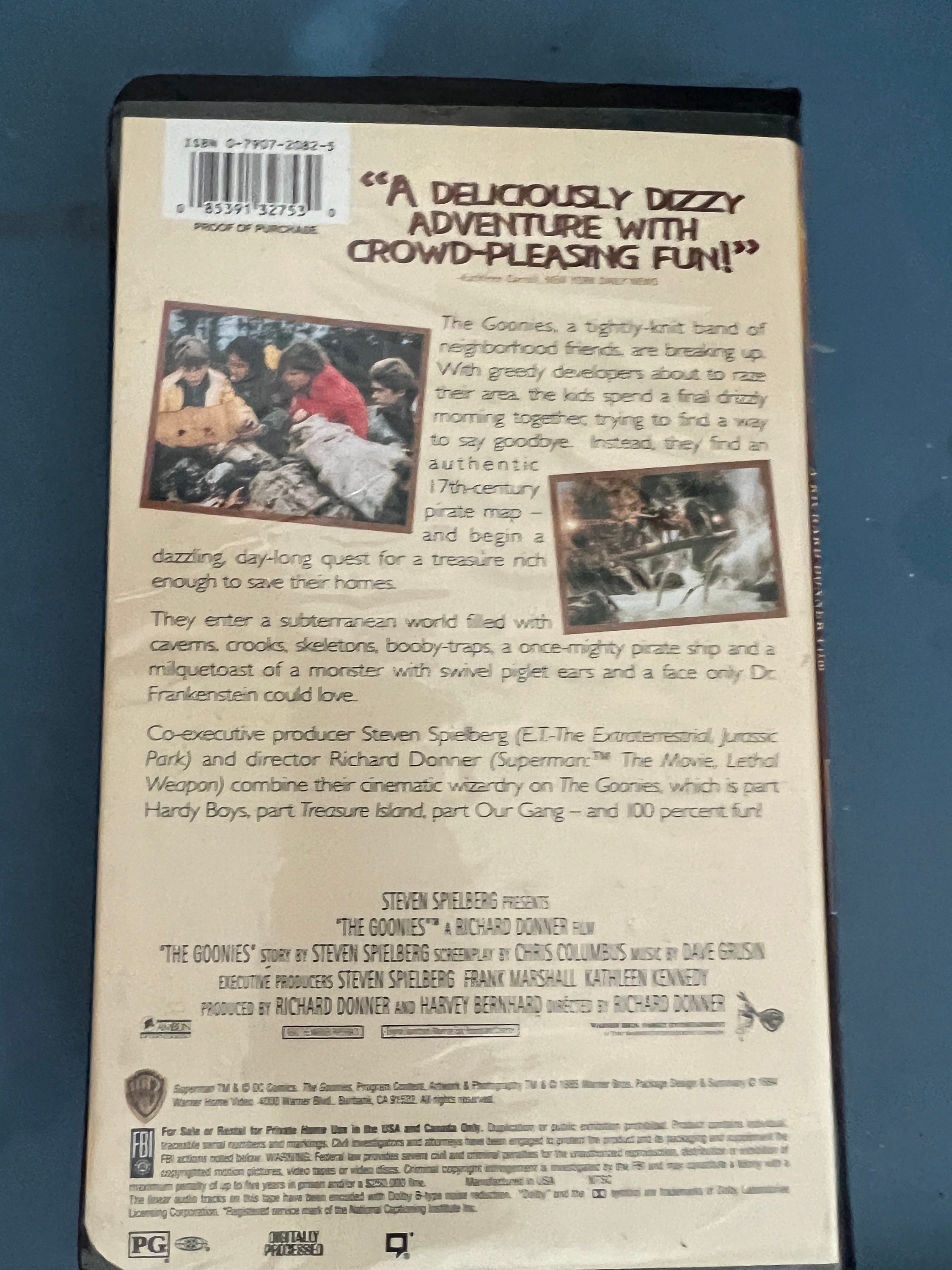 The Goonies VHS Used - Etsy