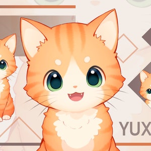 Customizable Vtuber Anime Cats Live2d Avatar (Download Now) - Etsy