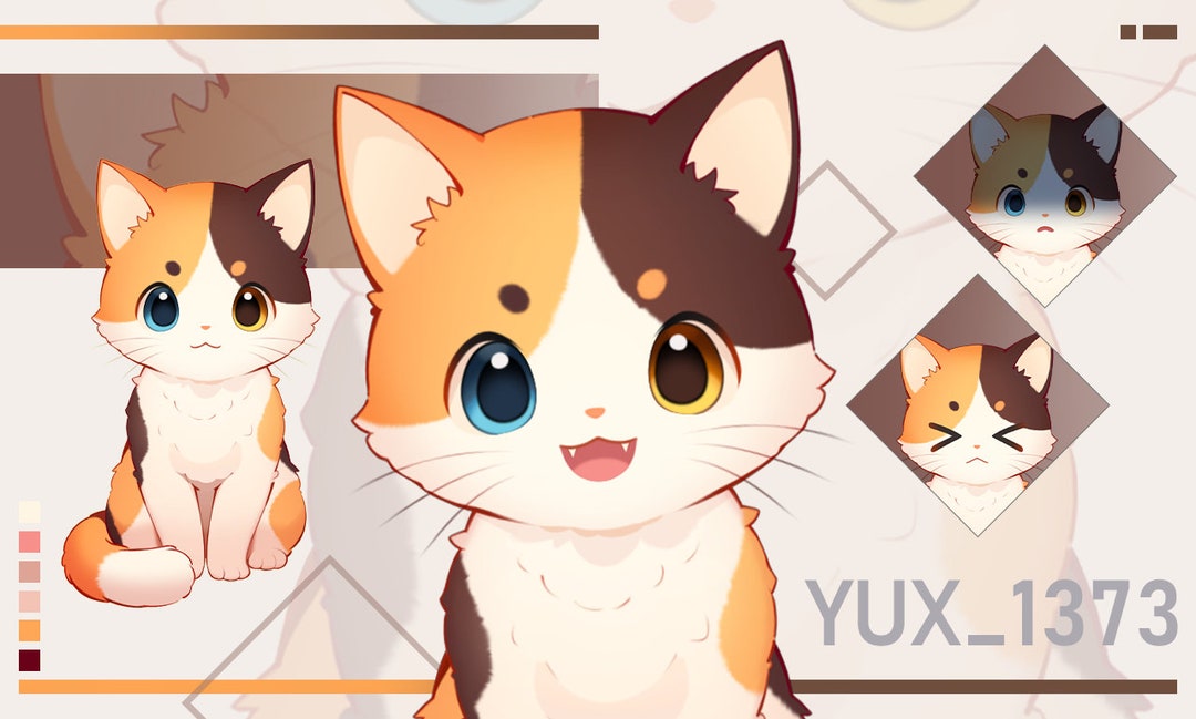 Customizable Vtuber - Anime Cats Live2d Avatar - Etsy