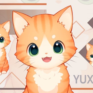 Customizable Vtuber - Anime Cats Live2d Avatar - Etsy