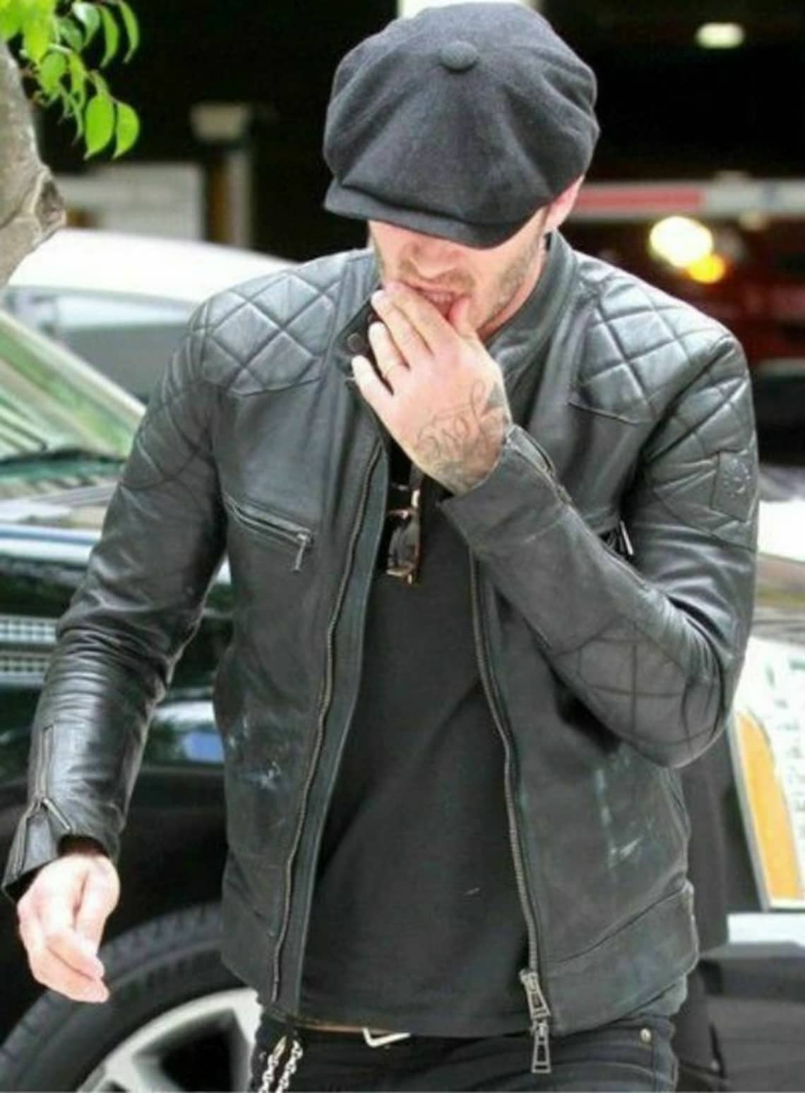 David Beckham Black Lambskin Leather Jacket for Men New Arrival !!! - Etsy