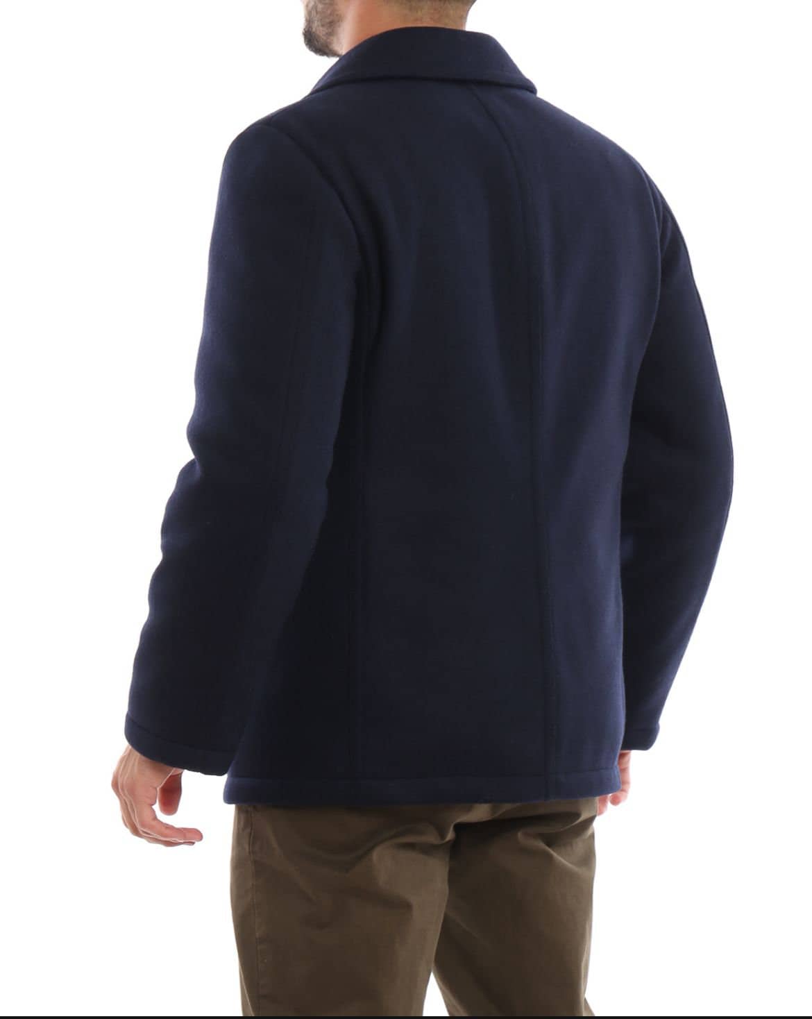 Double Breasted Wool Red Pea Coat Men - New Arrival - Christmas Sale - Etsy