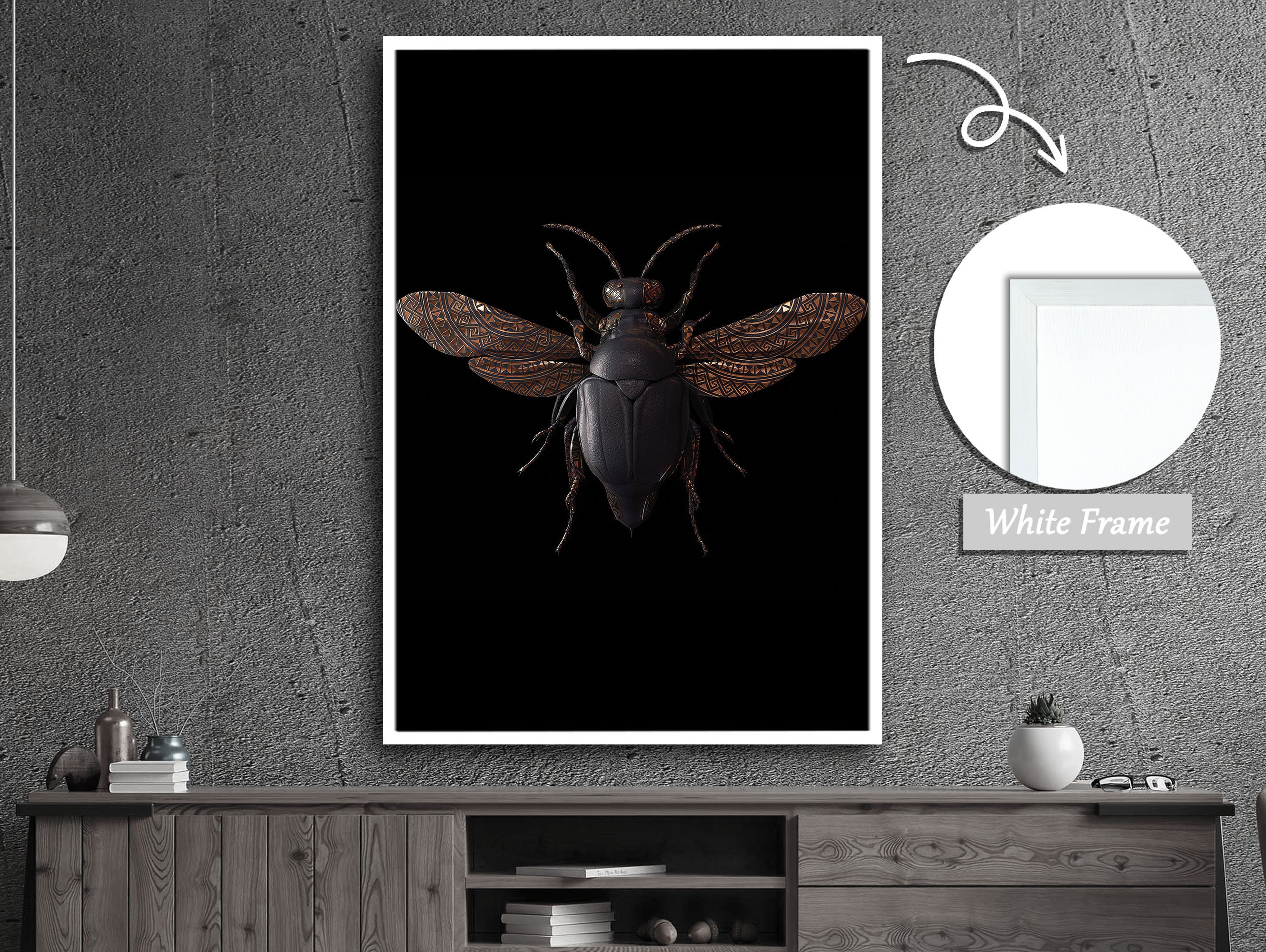 Flying Gracewinged Insect Art Detailed Bug Painting Insect - Etsy