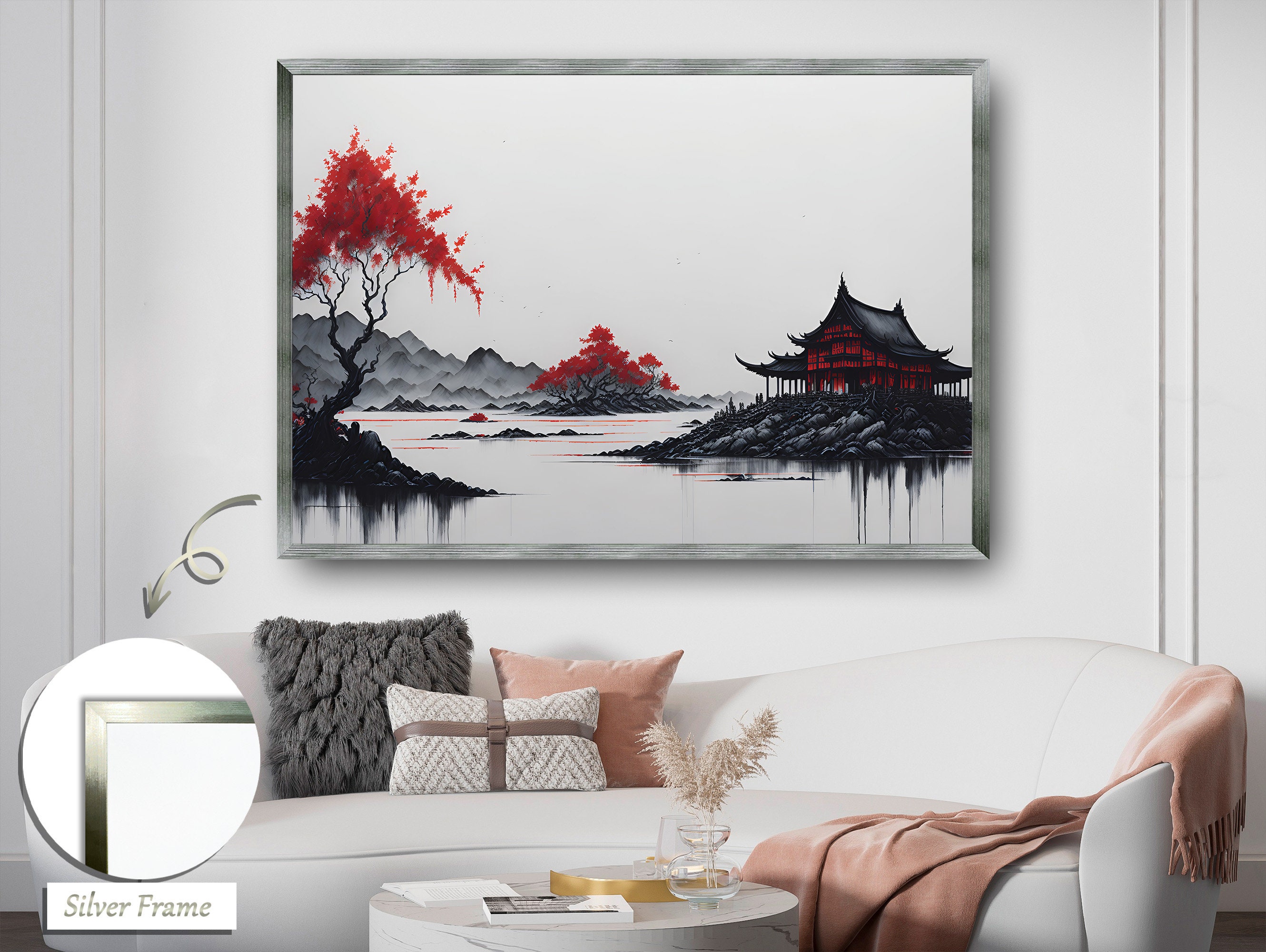 Ancient Chinese Huts in Decoros Artwork,ancient Chinese Huts, Decoros ...