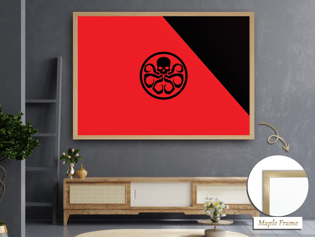 Celebrating the Deep: Red and Black Octopus Flag,celebrating the Deep ...