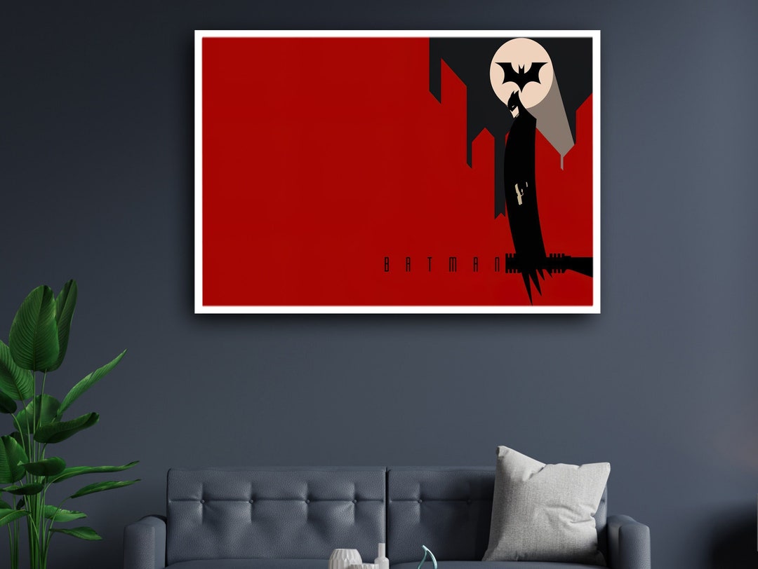 Gotham Guardian Batman Cartoon Poster,wall Art Decor, Classic Cartoon ...