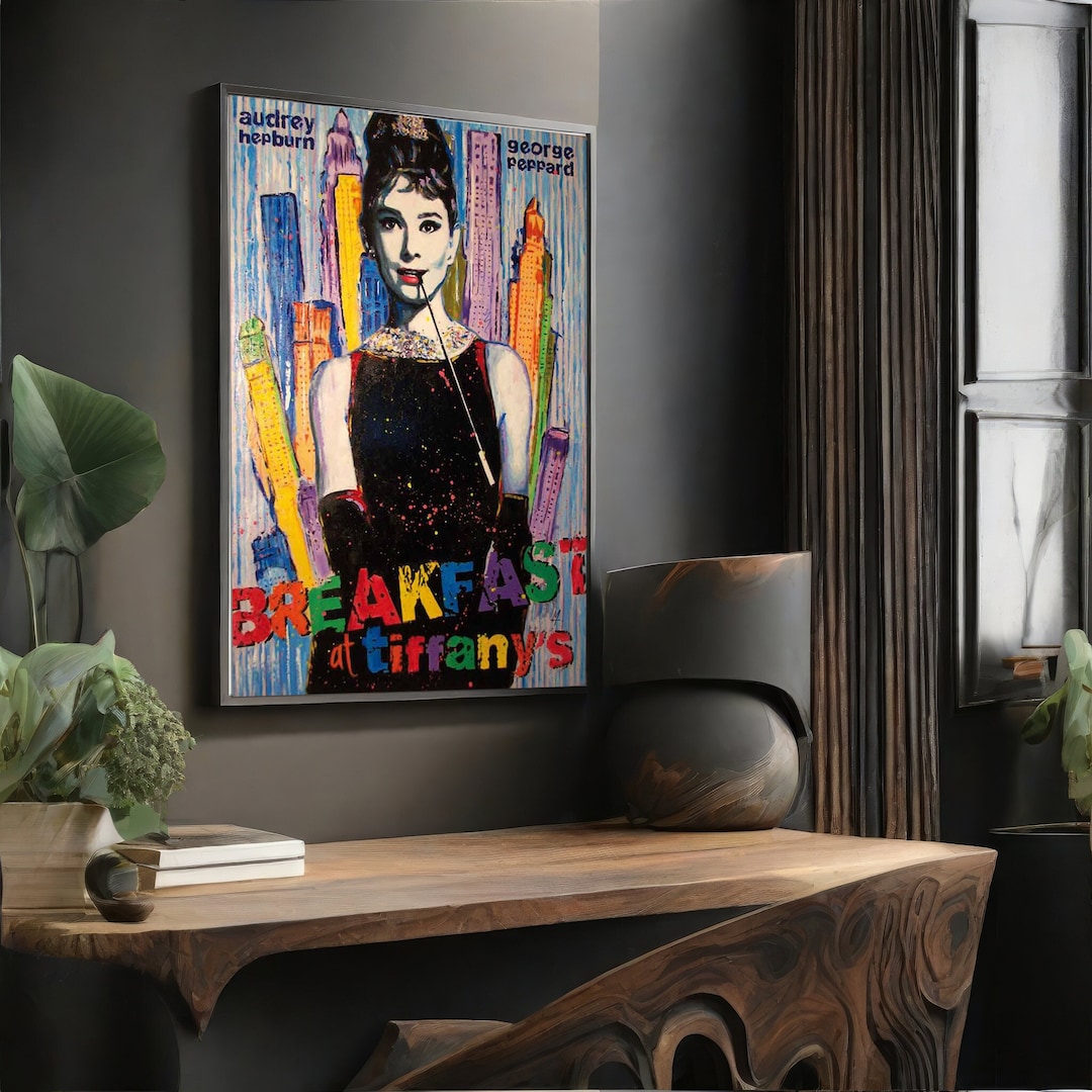 Design Breakfast in America Pop Art “collage” on Canvas, Printable ...