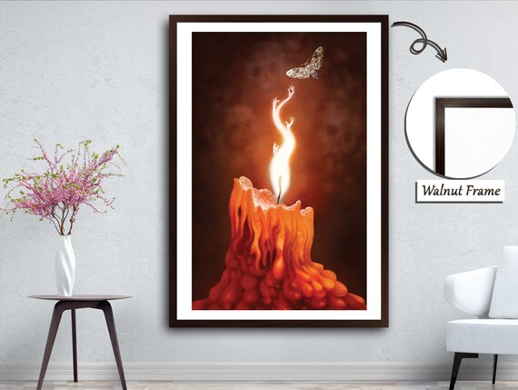 Candle Flame Art