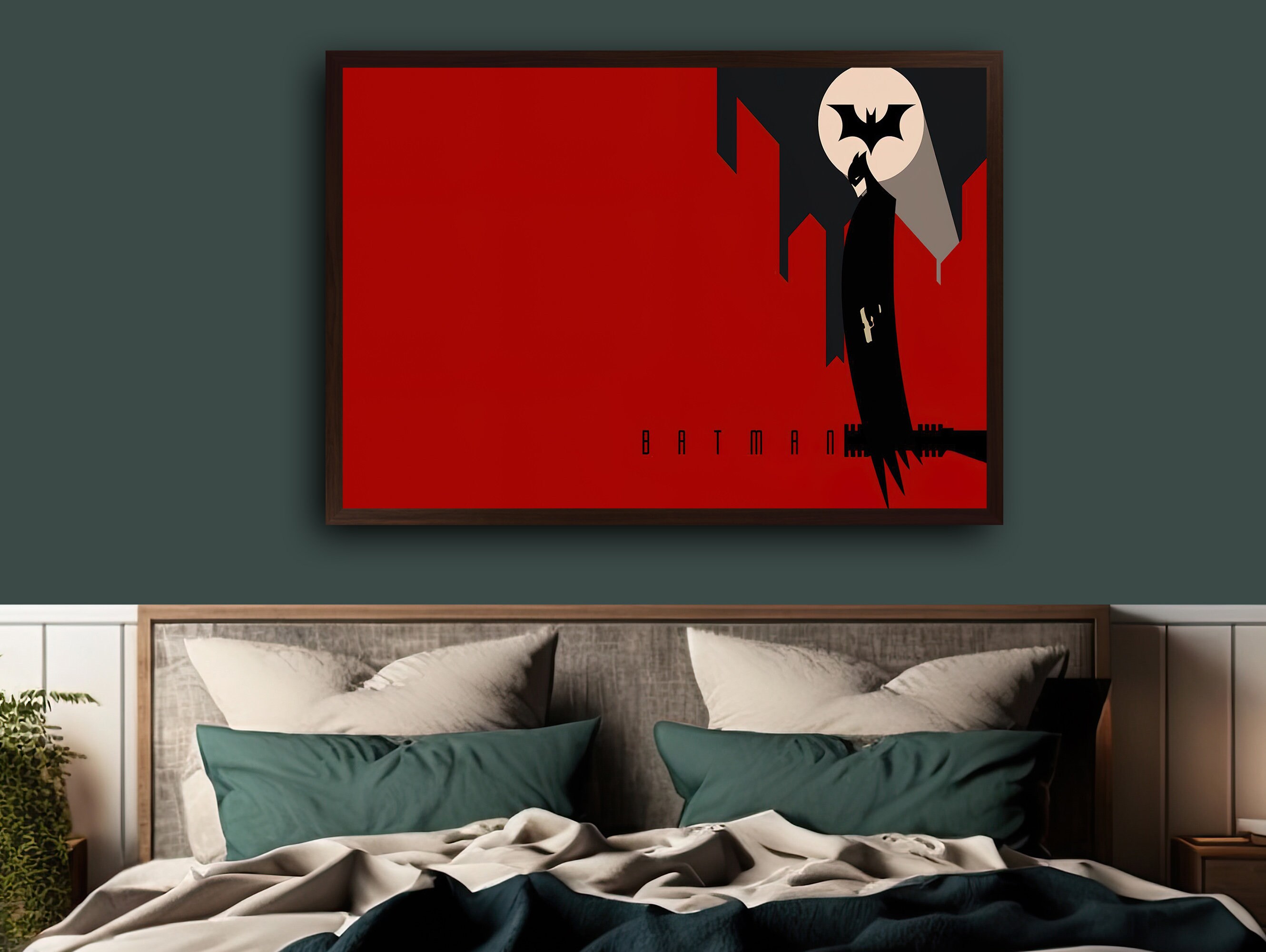 Póster de Batman de Gotham Guardian, decoración de pared, arte clásico ...