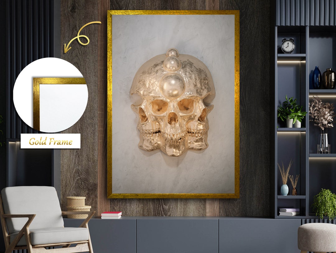 The Magic of Gold: Golden Skulls,golden Skulls Art, Luxurious Skull ...