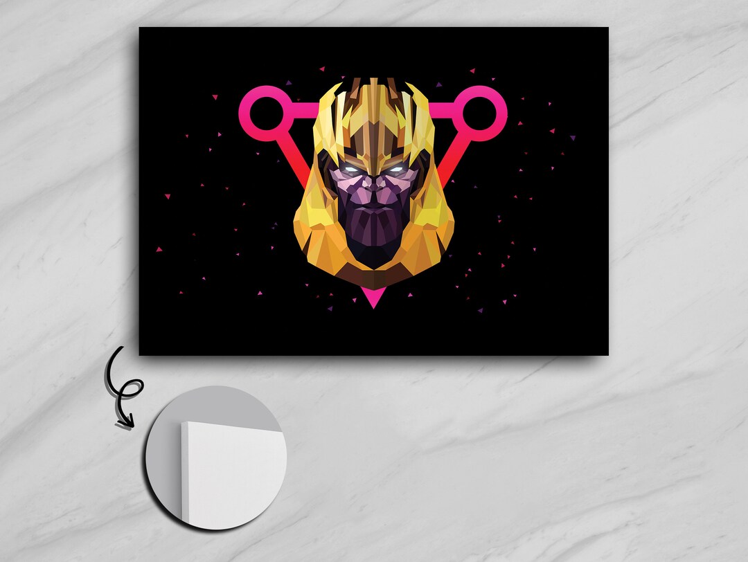 Triangle-framed Thanos Logo in the Universe,thanos, Logo, Universe ...