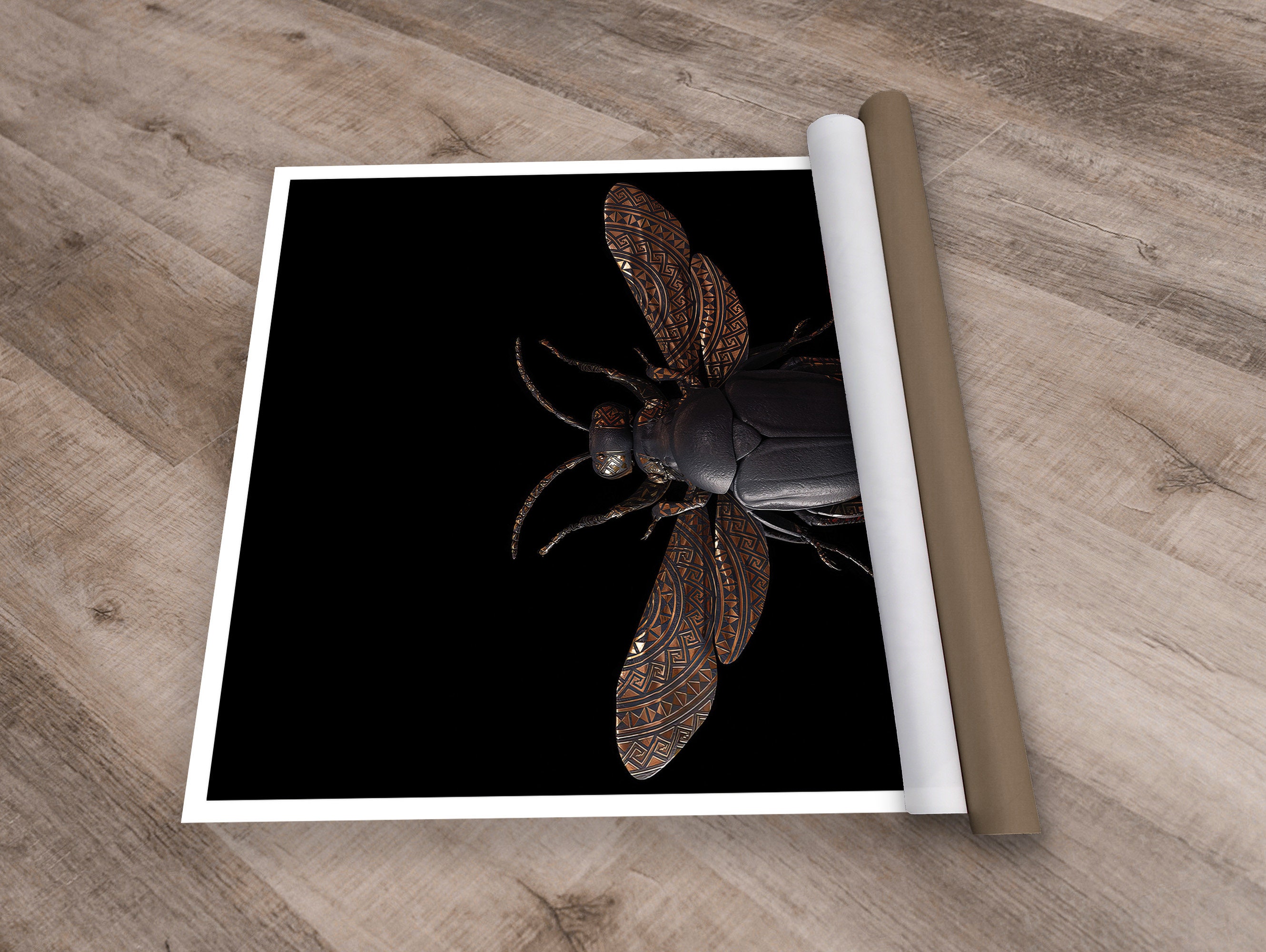 Flying Gracewinged Insect Art Detailed Bug Painting Insect - Etsy