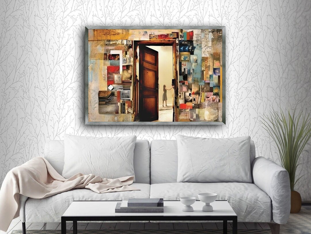 Doorway to Memories,home Decor, Wall Art, Nostalgic Artwork, Memory ...