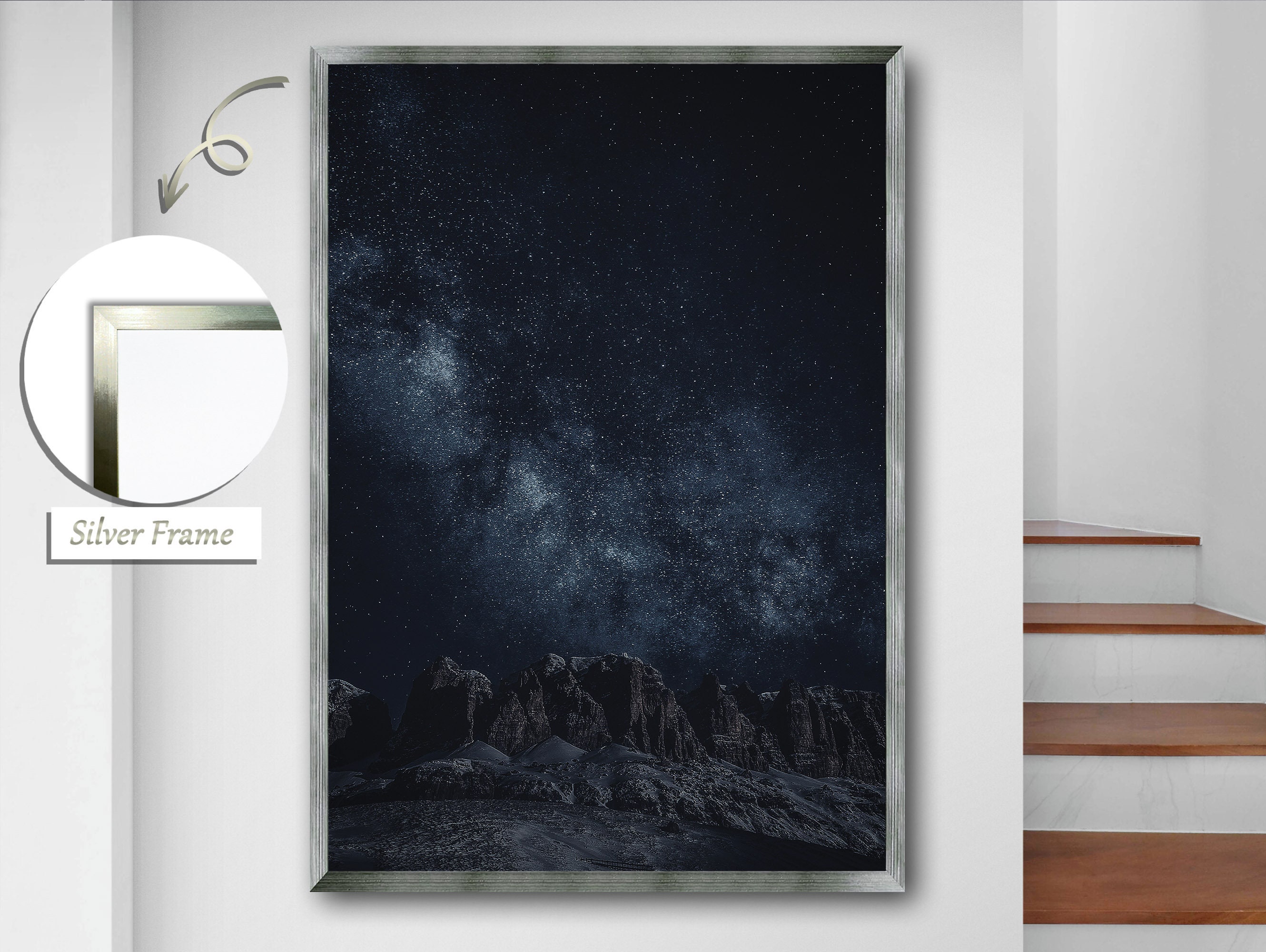 Magic of the Night: Night Sky Landscape,night Sky Art, Celestial ...