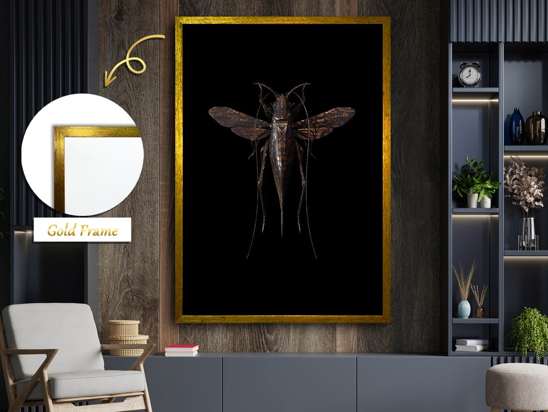 Flying Grace Winged Insect Painting,winged Insect Art, Insect Painting ...