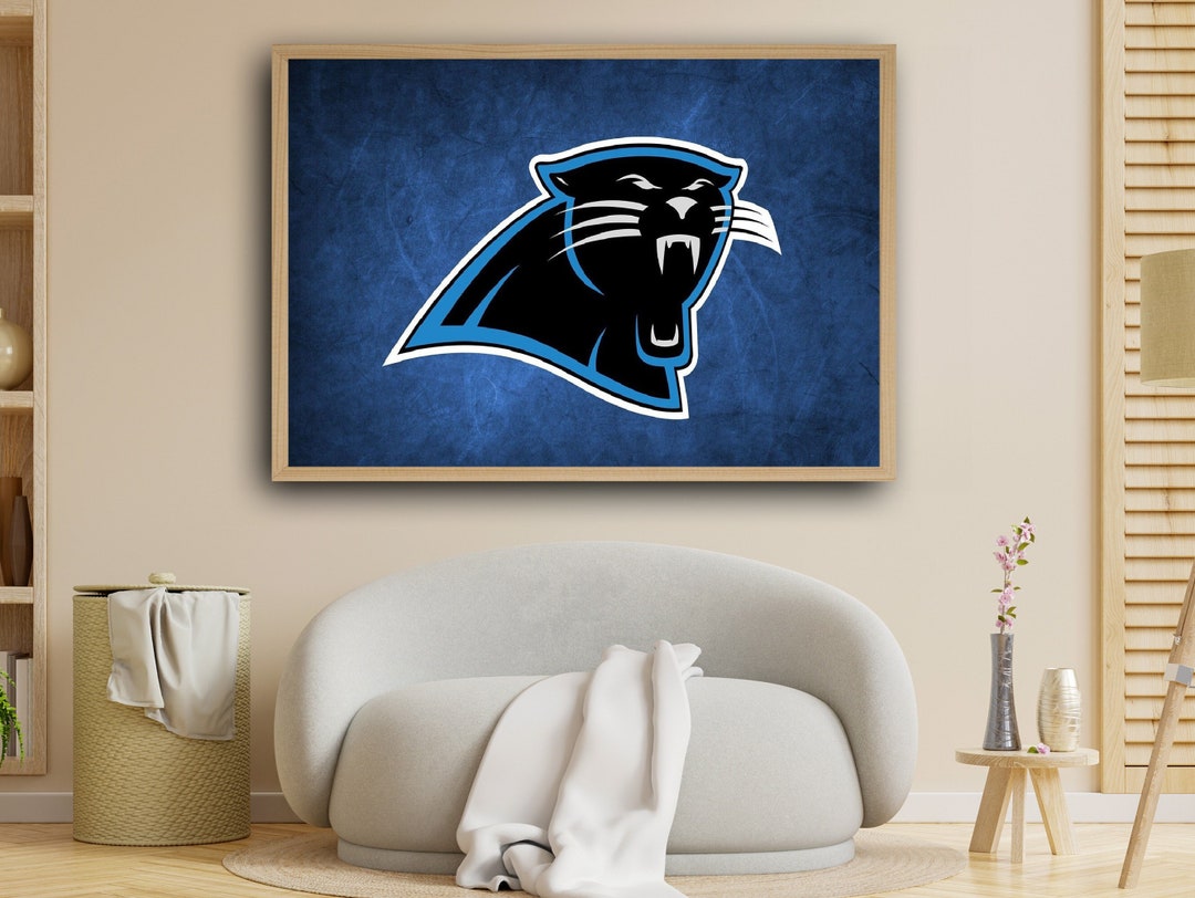 Carolina Panthers Team Logo Canvas Print,official Team Logo, Sports ...