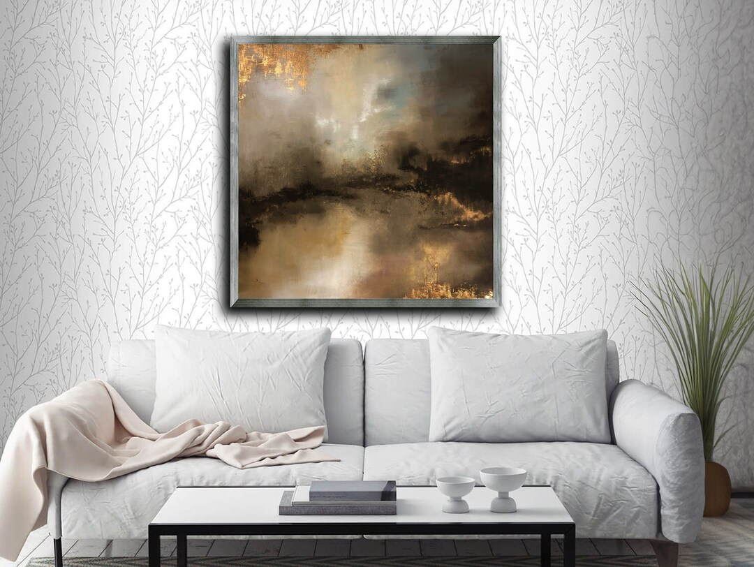 Abstract Tempest,digital Canvas Print, Atmospheric Artwork, Home Decor ...