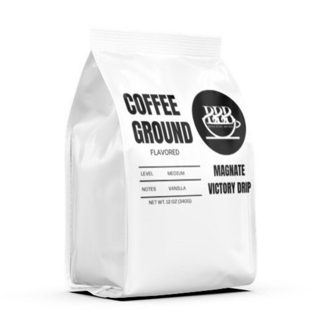 Magnate Victory Drip Medium Roast Ground Vanilla Flavored Coffee 12oz ...