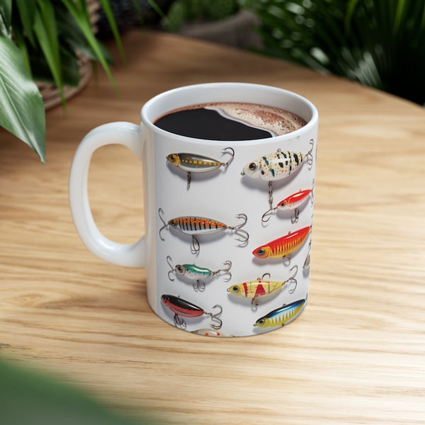 Fishing Lure Mug - Etsy