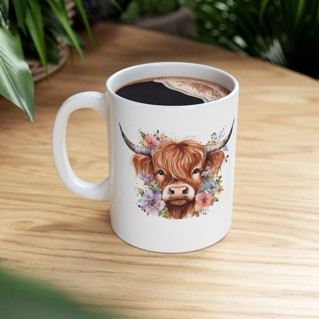 Highland Cow Mug, Highland Cow Gifts for Women, Highland Cow Coffee Mug ...