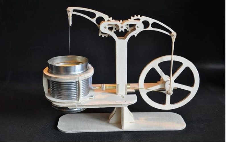 Stirling Engine With Geared Beams Plans Drawings and Dxf.files - Etsy