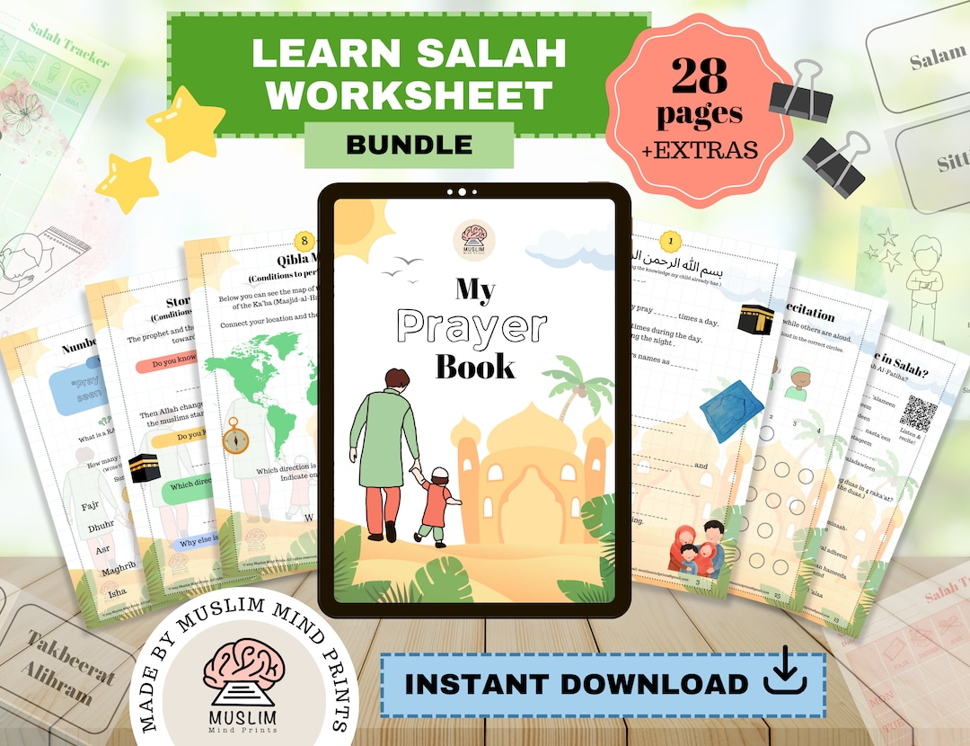 Printable Islamic Homeschooling Resource, Education Workbook, Islamic ...