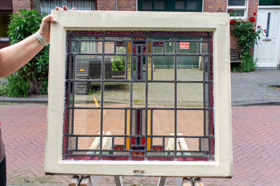 Original 1930s Stained Glass Window - Etsy